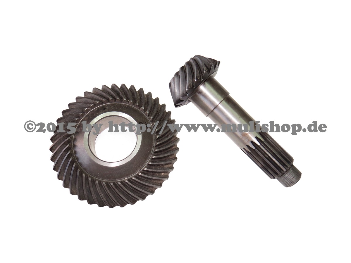 Tellerrad und Ritzelwelle für David Brown Achse 17/39 Zähne ...